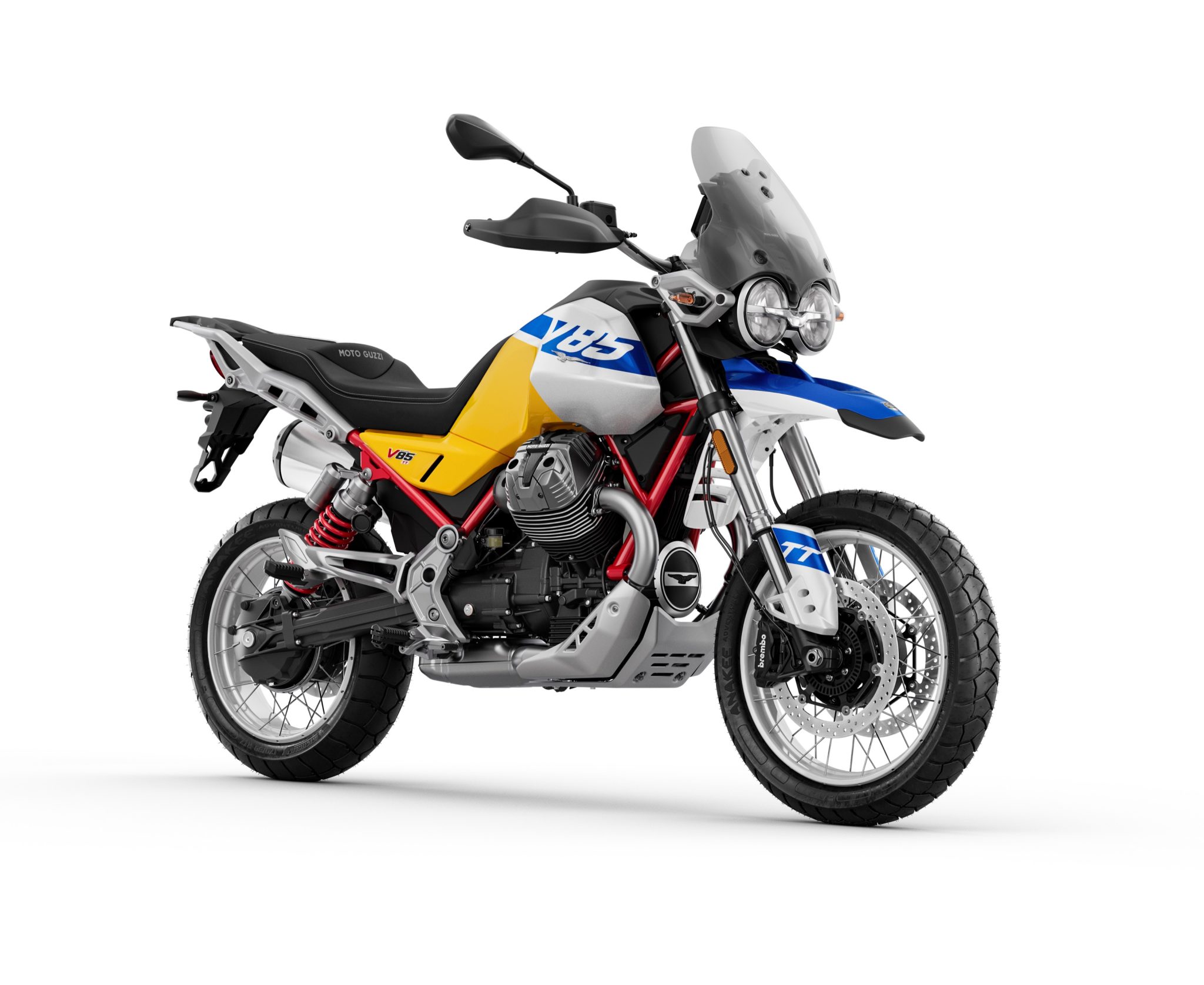 Nieuwe kleurtjes voor de Moto Guzzi Stelvio, V85 en V7 - Motorrijder